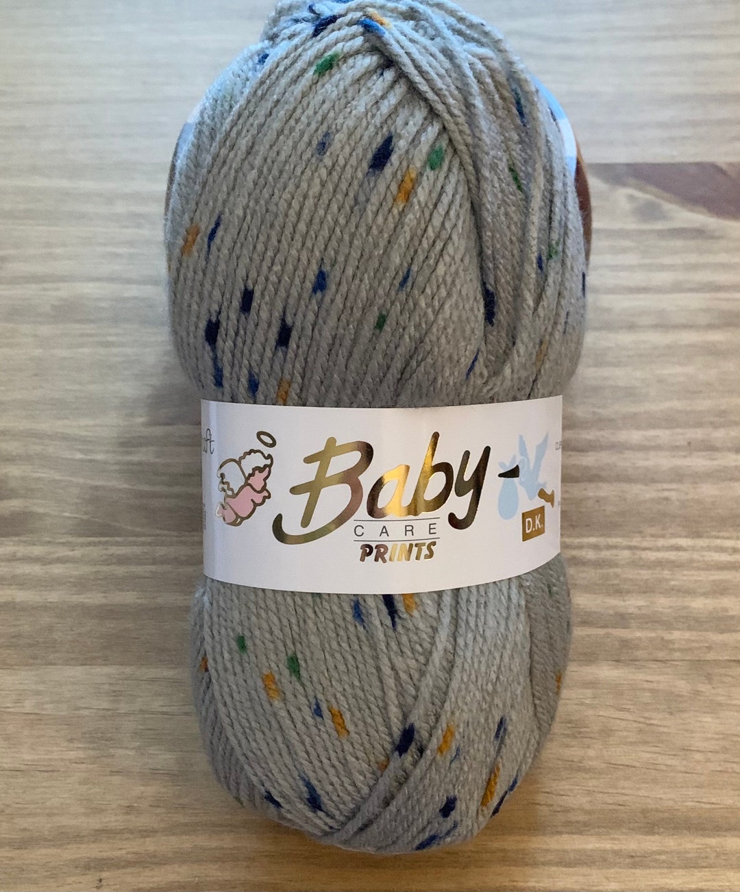 Grey Babycare Prints Woolcraft DK, Woolcraft Baby Wool, Babycare Prints ...