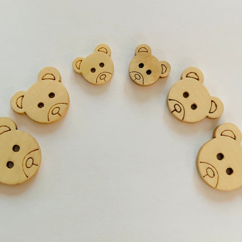 Wooden Button 21mm - Etsy UK