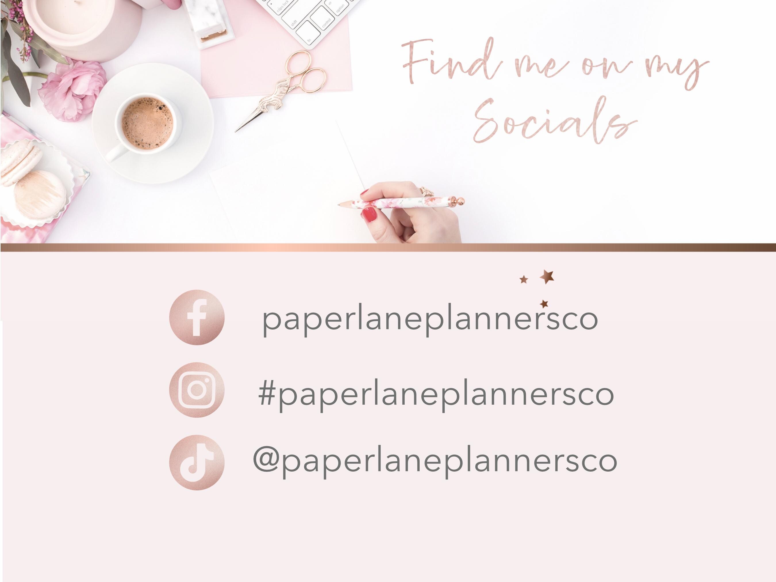 Pretty Planner Dashboard | Planner Inserts | A5 A6 | Pocket Personal ...