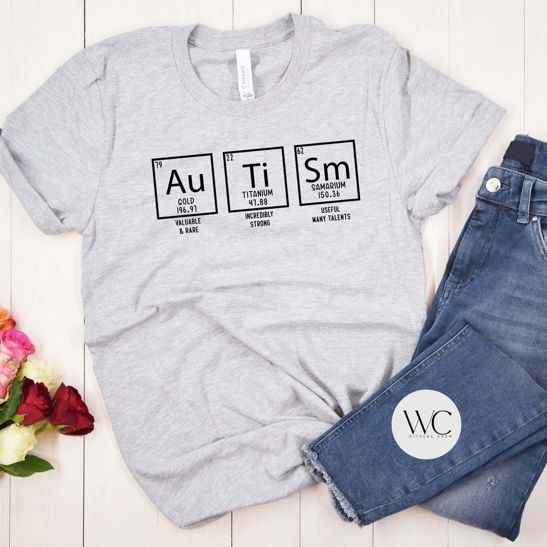 Autism Periodic Table T-shirt - Etsy