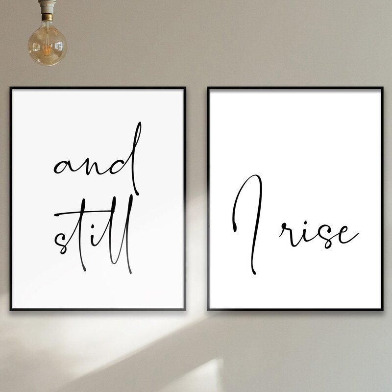 Still I Rise Print - Etsy