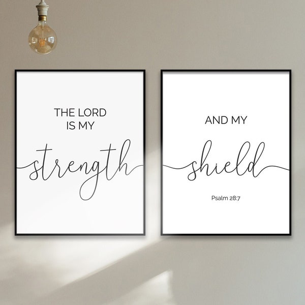 Psalm 28 7 - Etsy