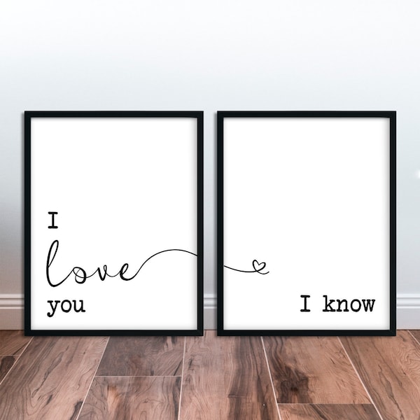 I Love You I Know - Etsy