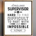 Supervisor Gift A Truly Great Supervisor PRINTABLE Quote Supervisor ...