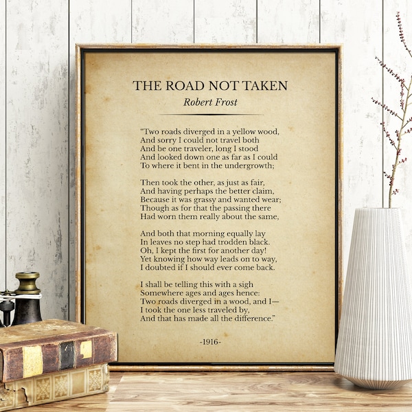 Road Not Taken - Etsy