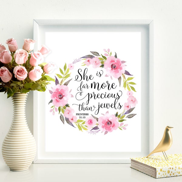 She is Far More - Etsy