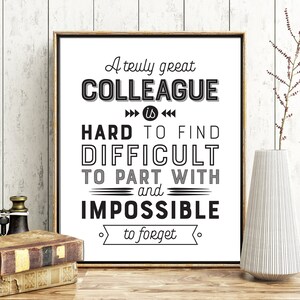 Colleague Gift Men A Truly Great Colleague Appreciation Gift Colleague ...