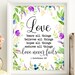 Love Bears All Things PRINTABLE Bible Verse Wall Art Christian Home ...