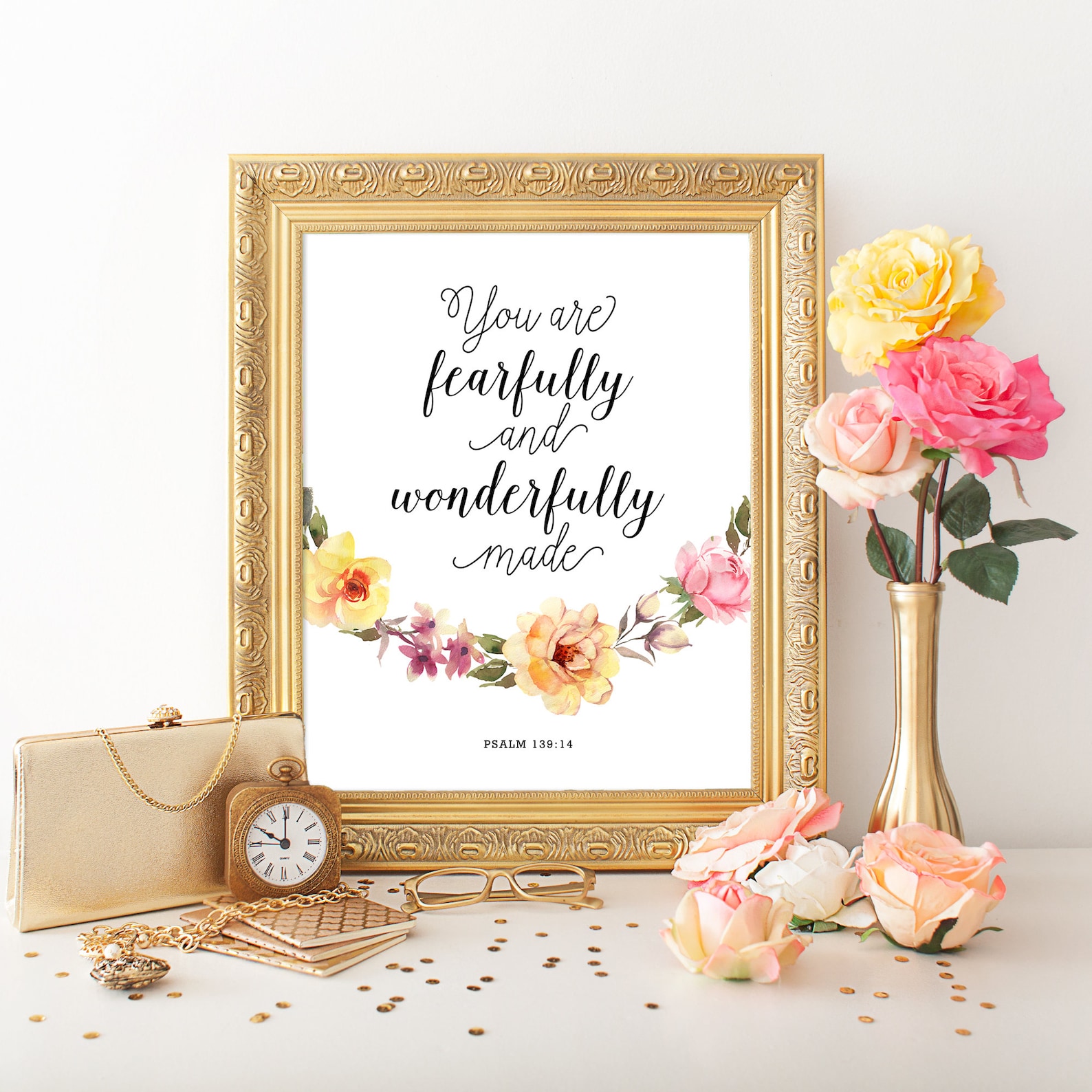 You Are Fearfully and Wonderfully Made Nursery Decor PRINTABLE ...