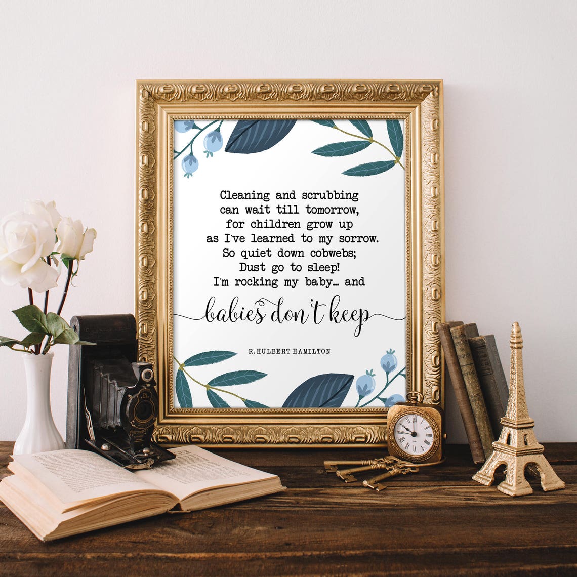 Babies Don't Keep PRINTABLE Quote A Poem by Ruth Hulbert Hamilton ...
