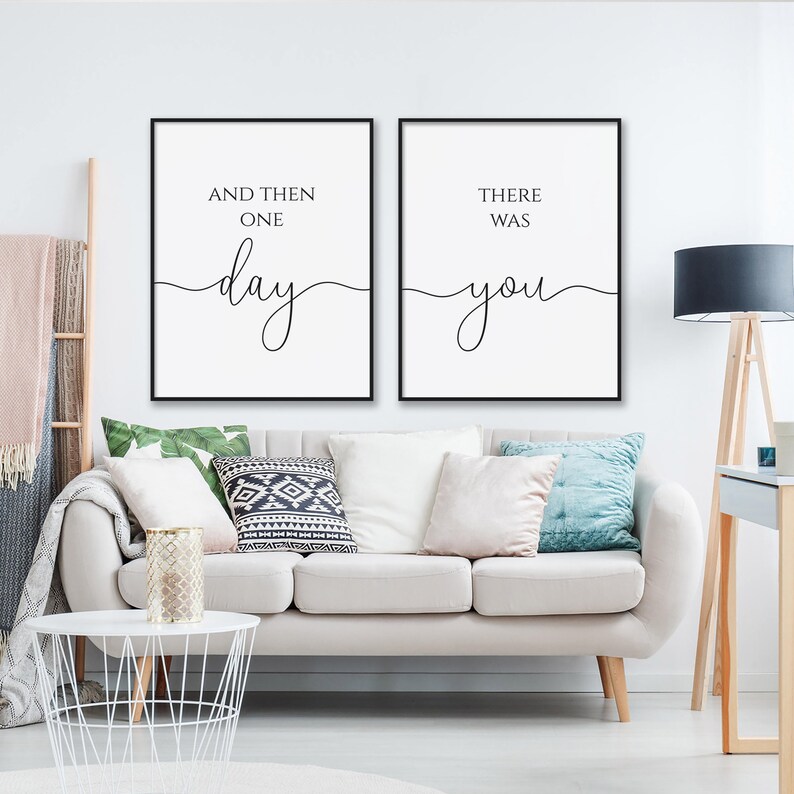And then one day there was You Love Quote Printable Quote | Etsy