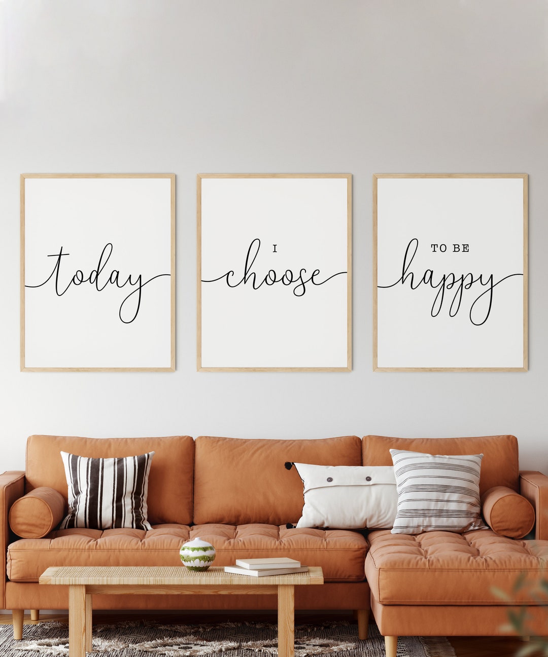 Today I Choose to Be Happy Inspirational Quote Motivational Decor Set ...