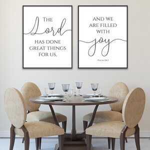 The Lord Has Done Great Things for Us and We Are Filled With Joy Psalm ...