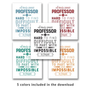 Professor Gift Men A Truly Great Professor Appreciation Gift Professor ...