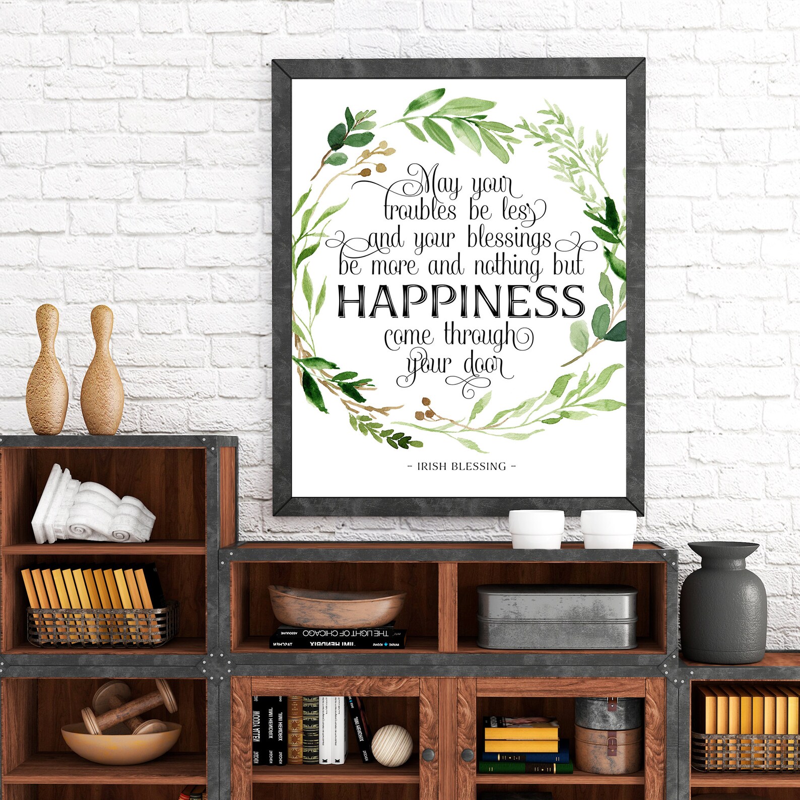 May Your Troubles Be Less Irish Blessing Printable Quote, Irish Decor ...