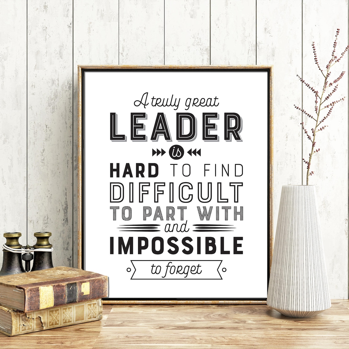 A Truly Great Leader is Hard to Find Office Art Office Wall Art Office ...