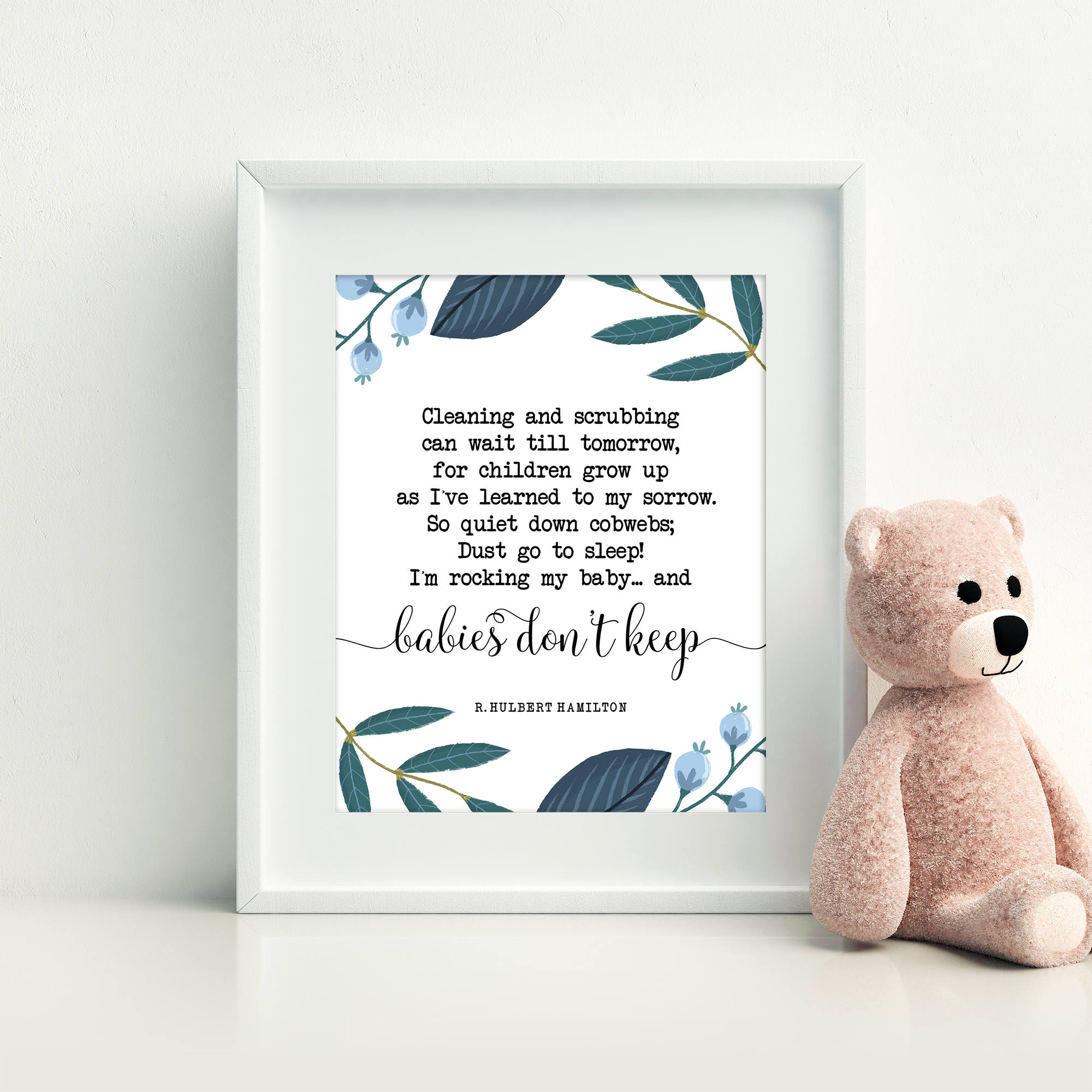 Babies Don't Keep PRINTABLE Quote A Poem by Ruth Hulbert Hamilton ...