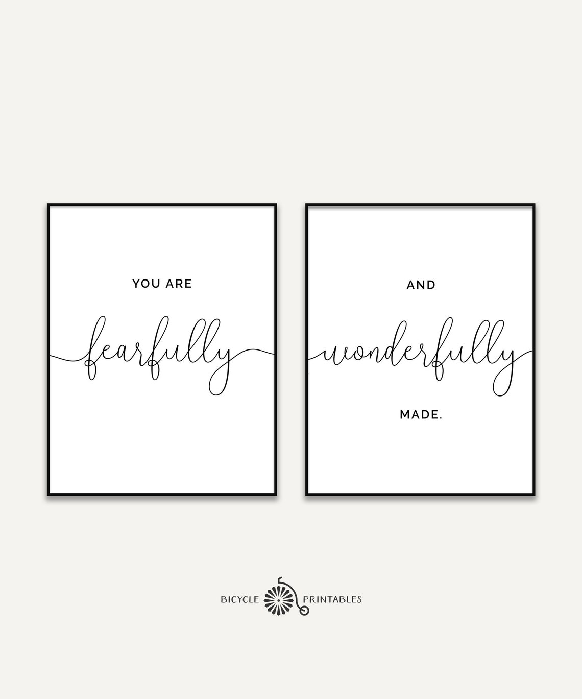 You Are Fearfully and Wonderfully Made Nursery Decor | Etsy