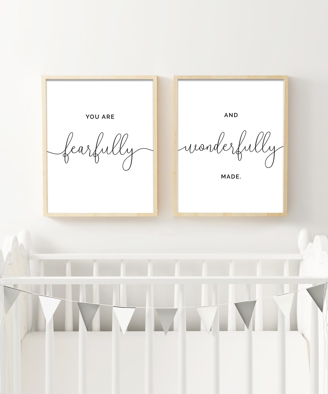 You Are Fearfully and Wonderfully Made – Nursery Decor Printable Quote ...