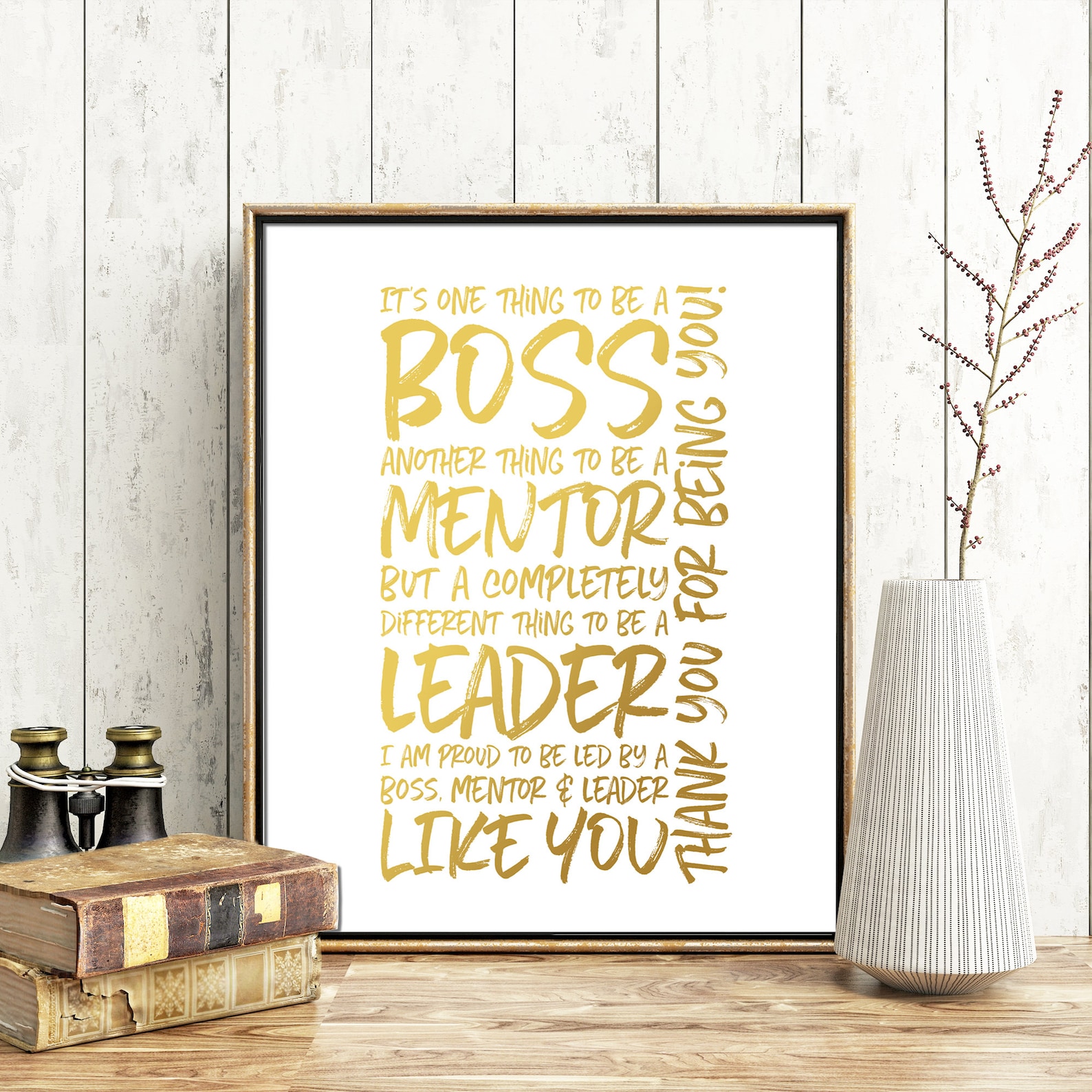 Boss Thank You Gift - It’s One Thing to Be a Boss PRINTABLE Boss Day ...