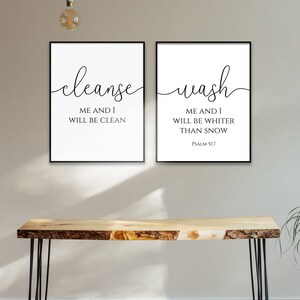 Cleanse Me and I Will Be Clean, Wash Me and I Will Be Whiter Than Snow ...