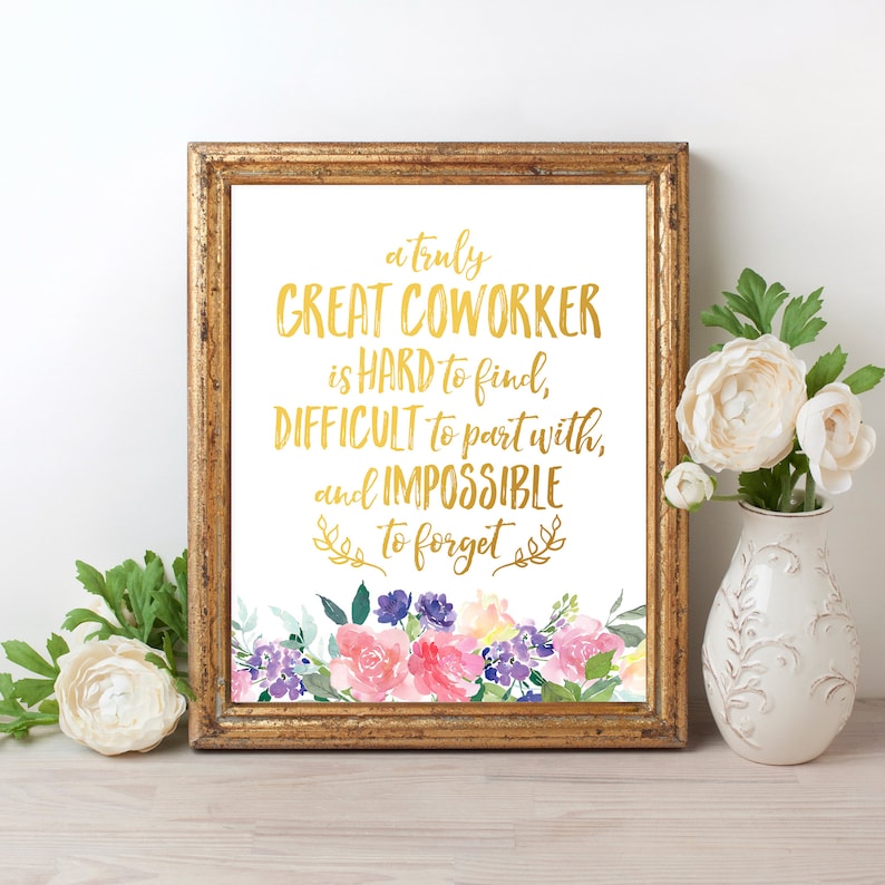 A Truly Great Coworker is Hard to Find Coworker Appreciation - Etsy