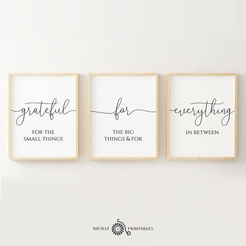 Grateful for Small Things Big Things Sign - Etsy