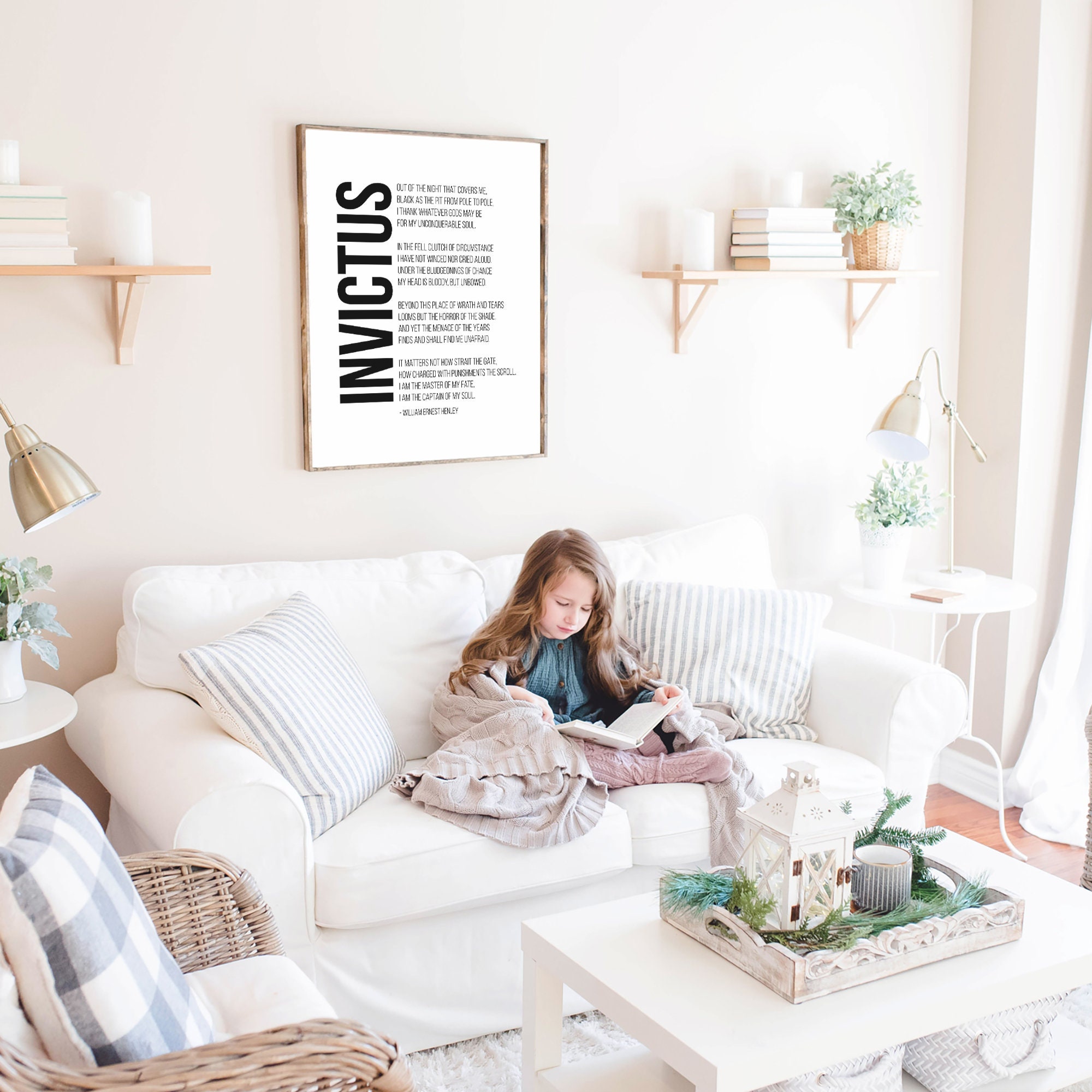 Invictus Poem Print I Am the Captain of My Soul Printable | Etsy