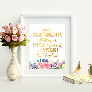 Counselor Gift A Truly Great Counselor Counselor Appreciation Counselor ...