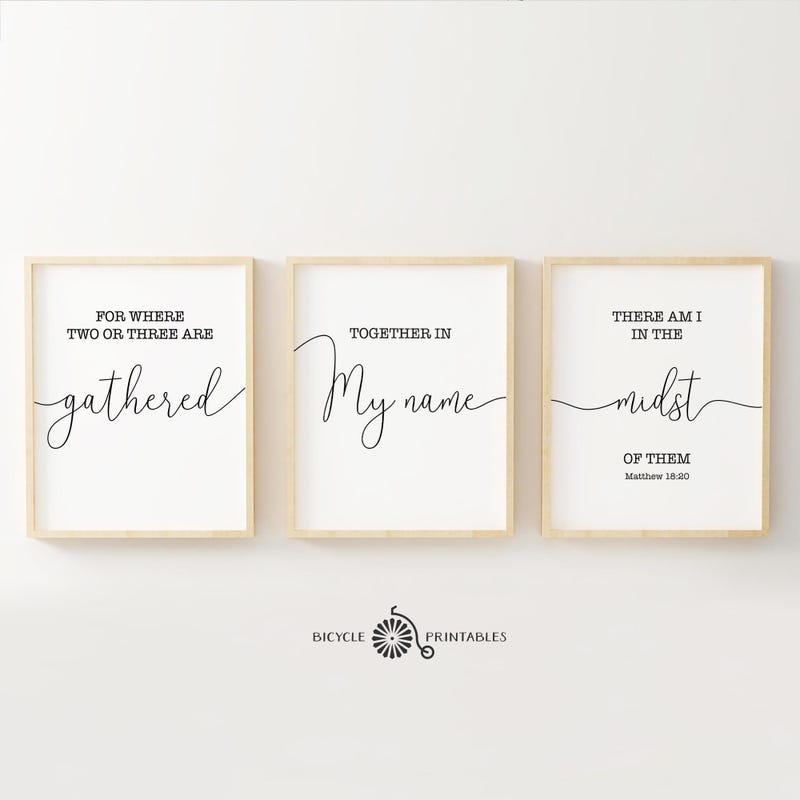 Where Two or Three - Etsy