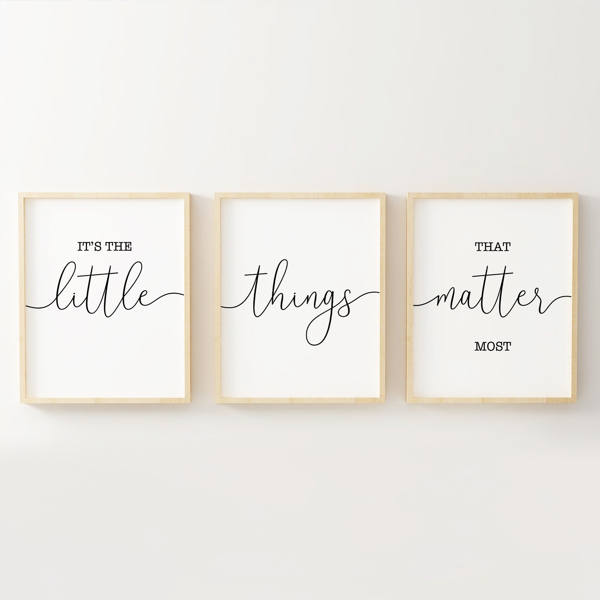Its the Little Things That Matter Most Inspirational Quote - Etsy