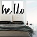 Hello Print Sign Hello Poster Set of 2 Pieces Wall Art Decor Typography ...