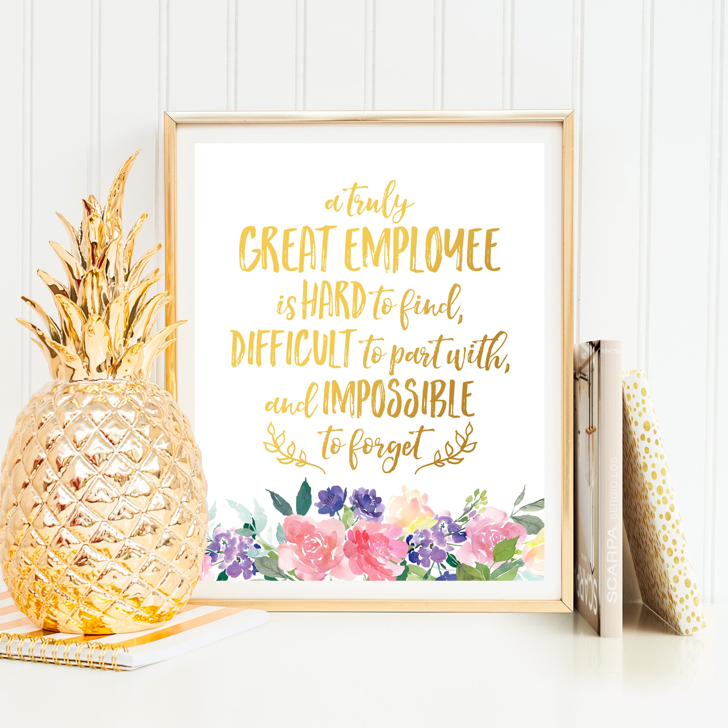 A Truly Great Employee is Hard to Find Employee Appreciation - Etsy