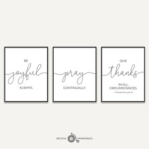 Be Joyful Always, Pray Continually, Give Thanks in All Circumstances, 1 ...