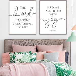 The Lord Has Done Great Things for Us and We Are Filled With Joy Psalm ...