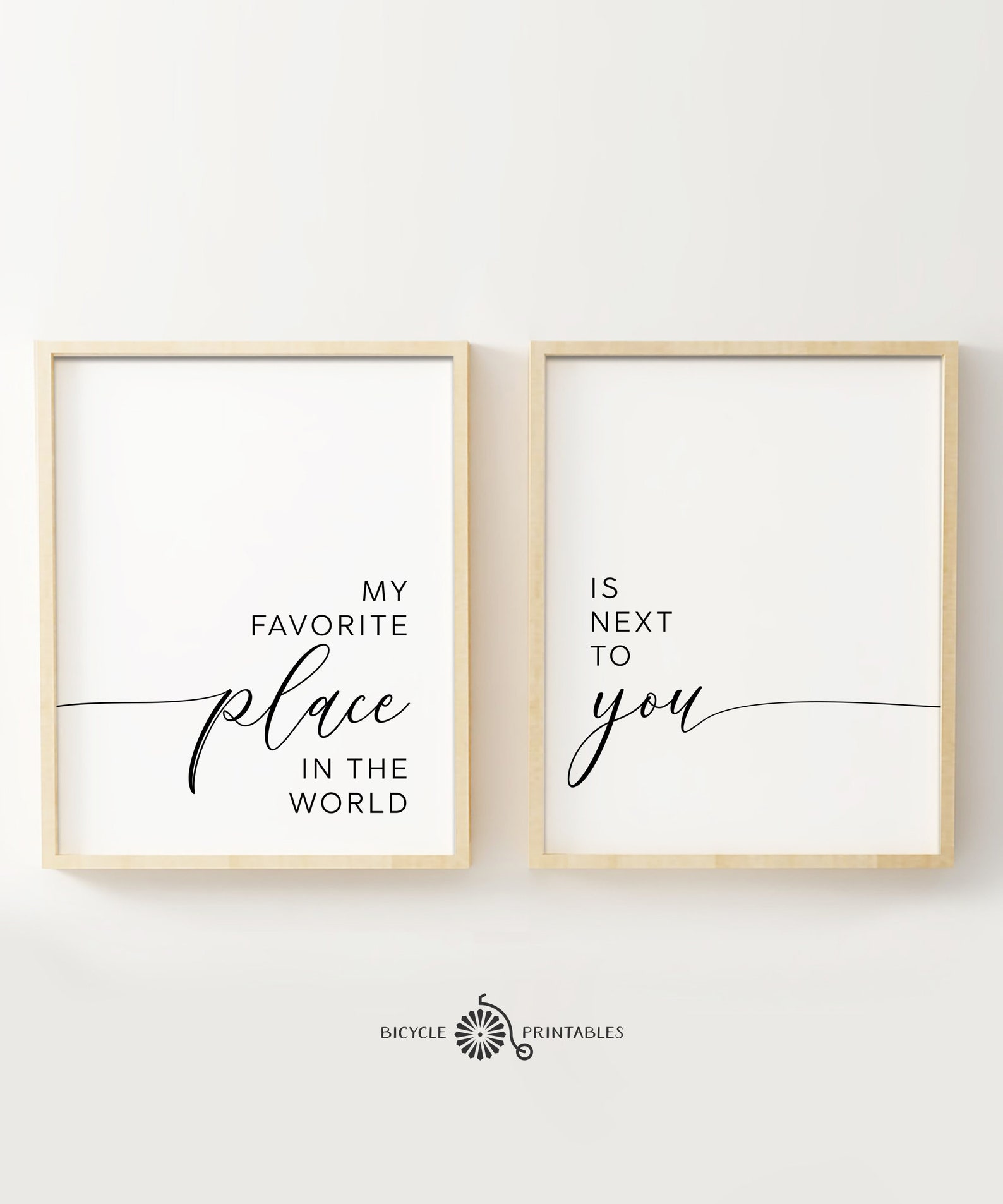 My Favorite Place in the World is Next to You – Love Quote Printable ...