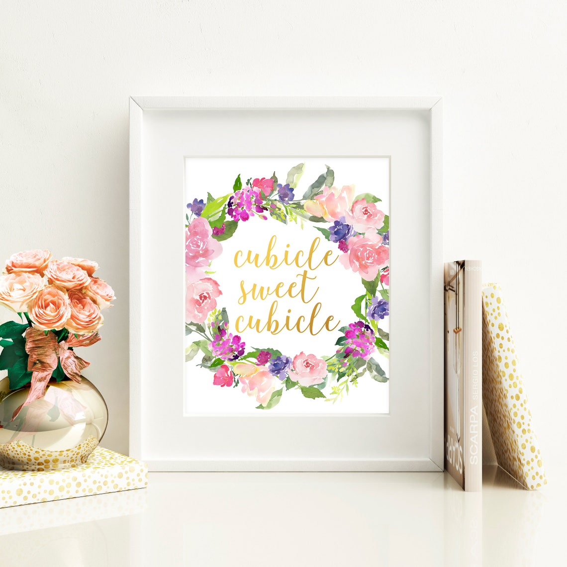 Cubicle Decor Cubicle Sweet Cubicle Sign PRINTABLE Office | Etsy