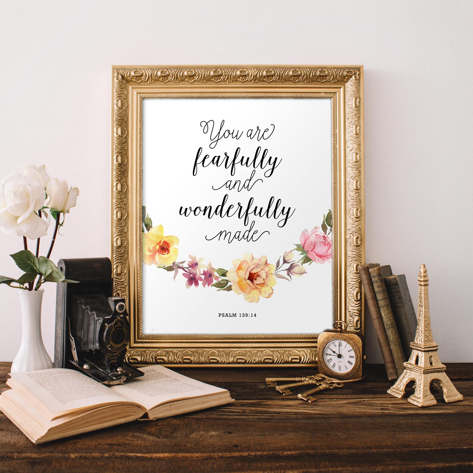You Are Fearfully and Wonderfully Made Nursery Decor PRINTABLE | Etsy