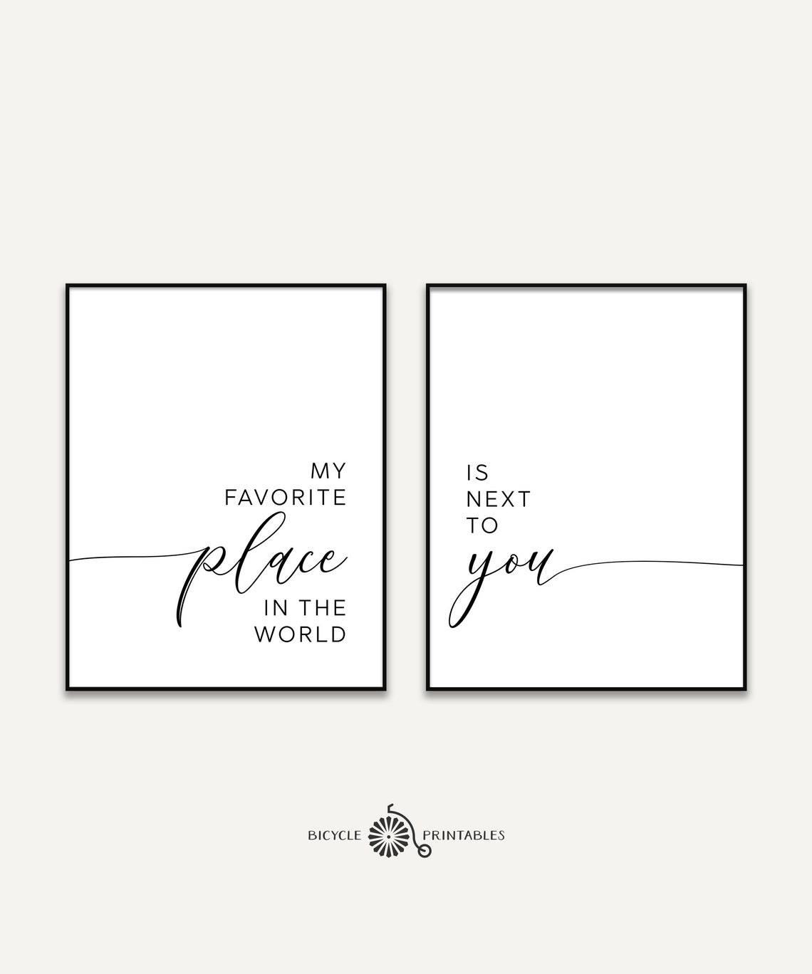 My Favorite Place in the World is Next to You Love Quote - Etsy