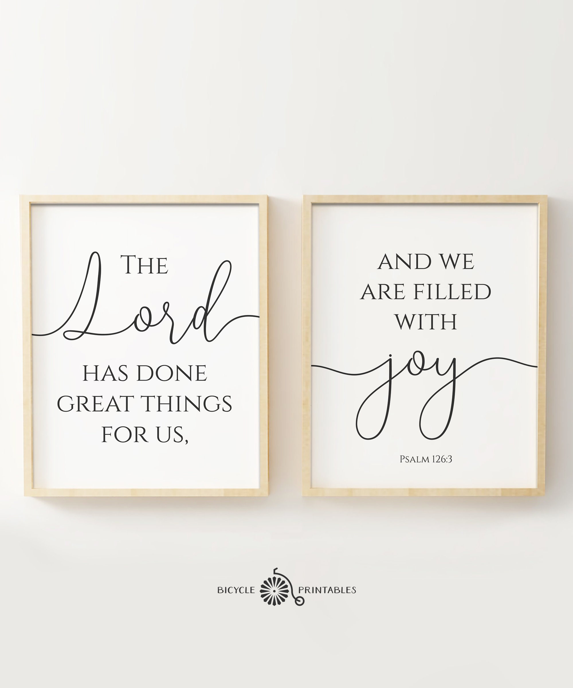The Lord Has Done Great Things for Us and We Are Filled With Joy Psalm ...