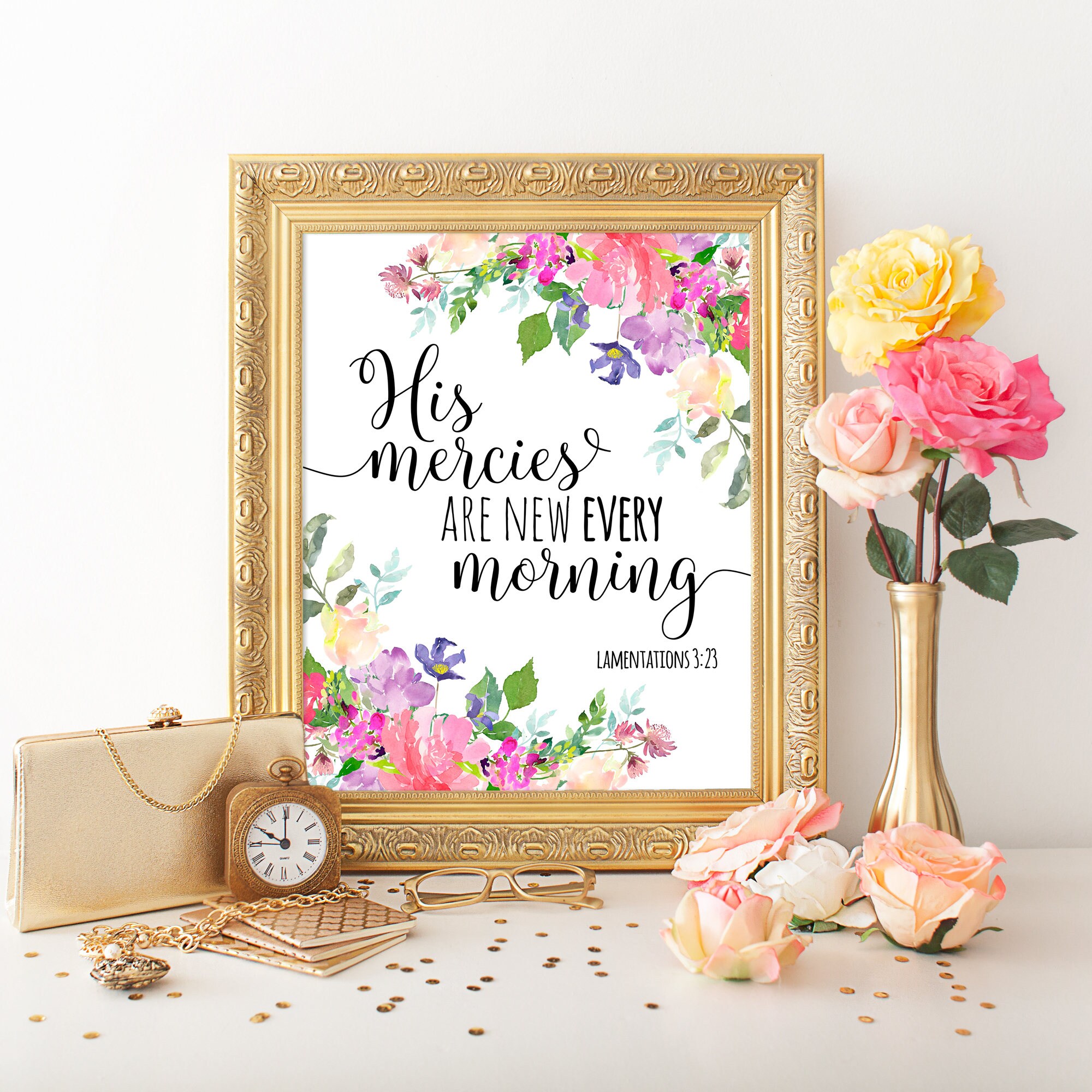 His Mercies Are New Every Morning Sign Christian Decoration - Etsy