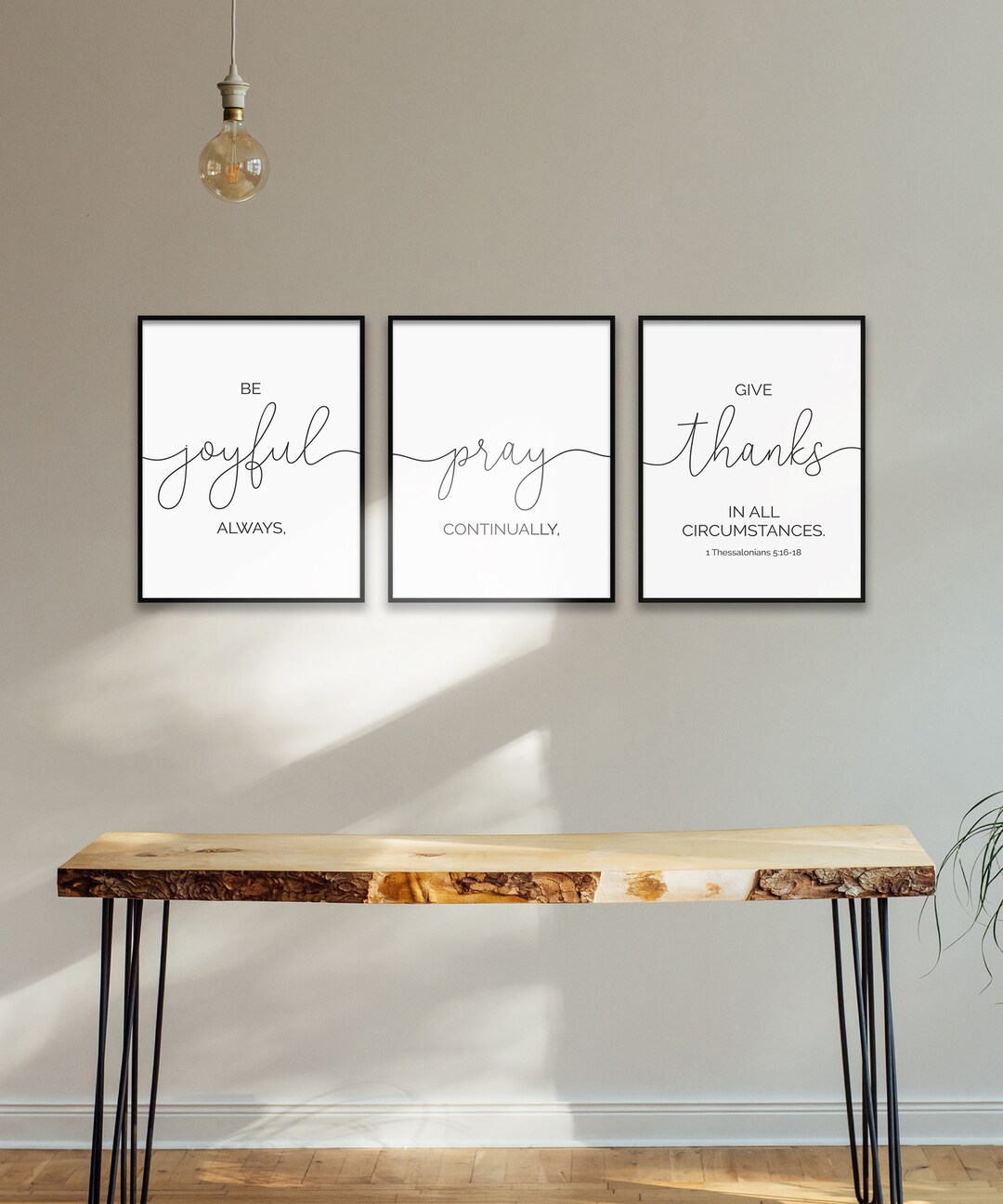 Be Joyful Always, Pray Continually, Give Thanks in All Circumstances, 1 ...