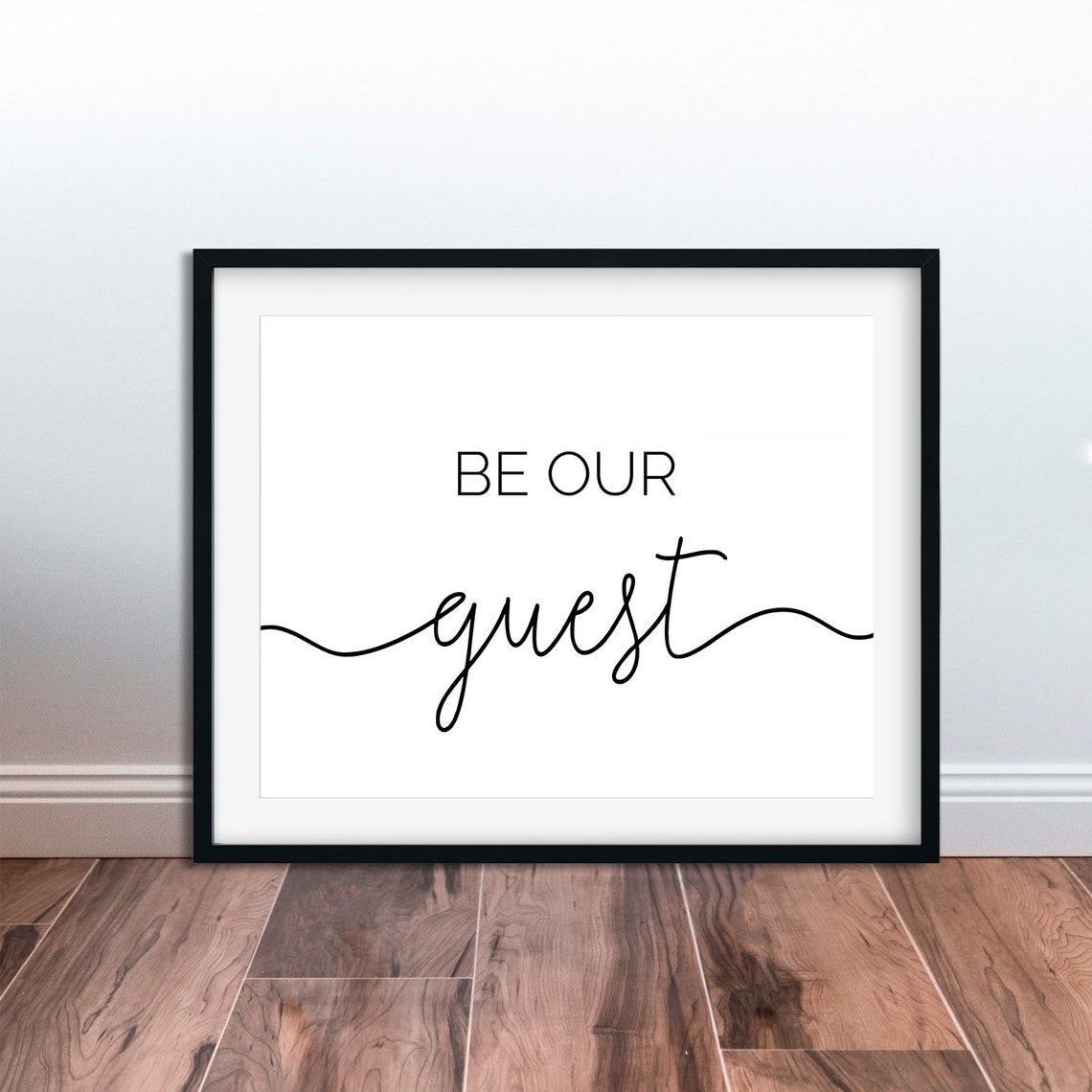 Be Our Guest Sign/guest Room Quote/welcome Sign/typography - Etsy