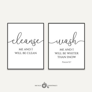 Cleanse Me and I Will Be Clean, Wash Me and I Will Be Whiter Than Snow ...