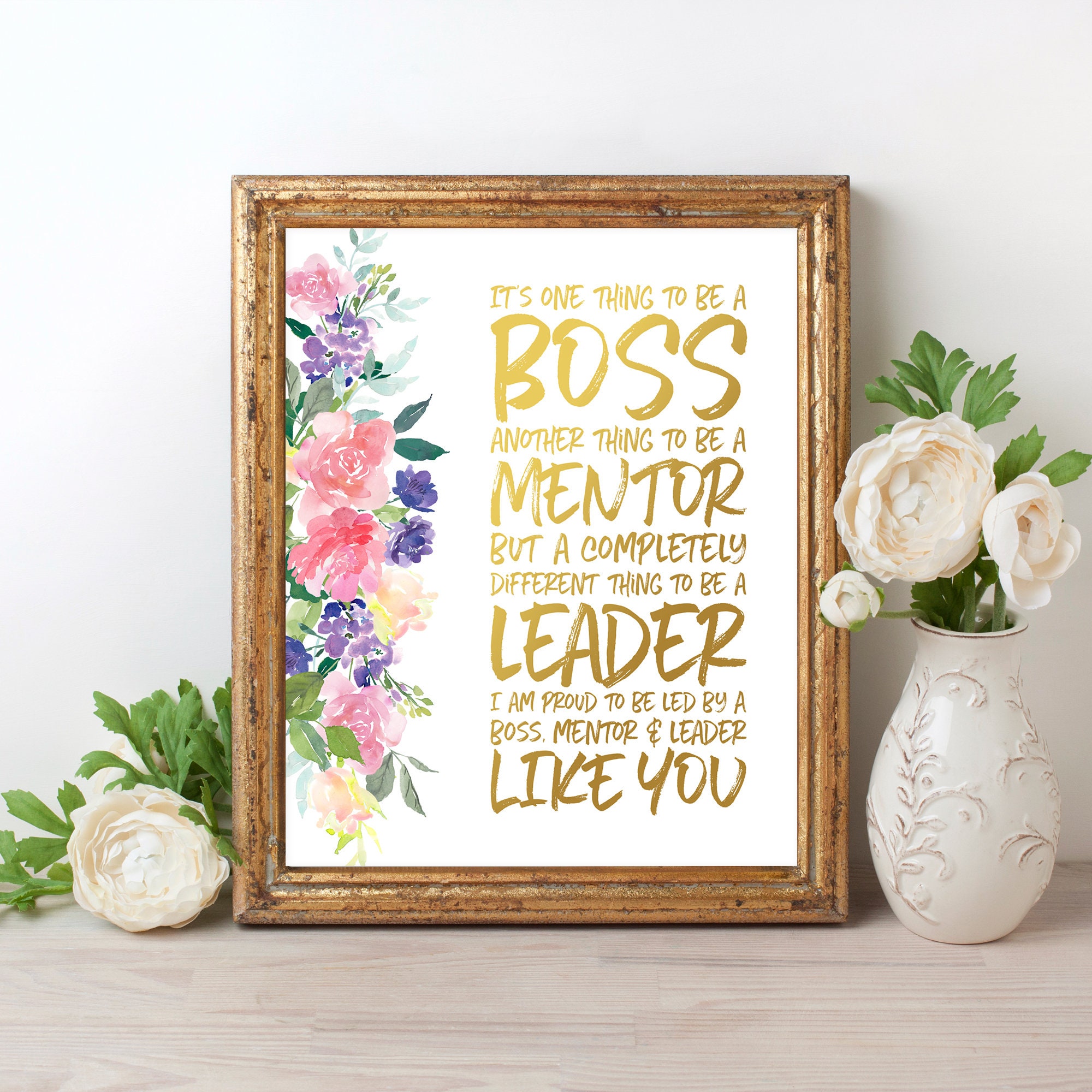 Boss's Day Gift Boss Day PRINTABLE Boss Appreciation Gift - Etsy Canada