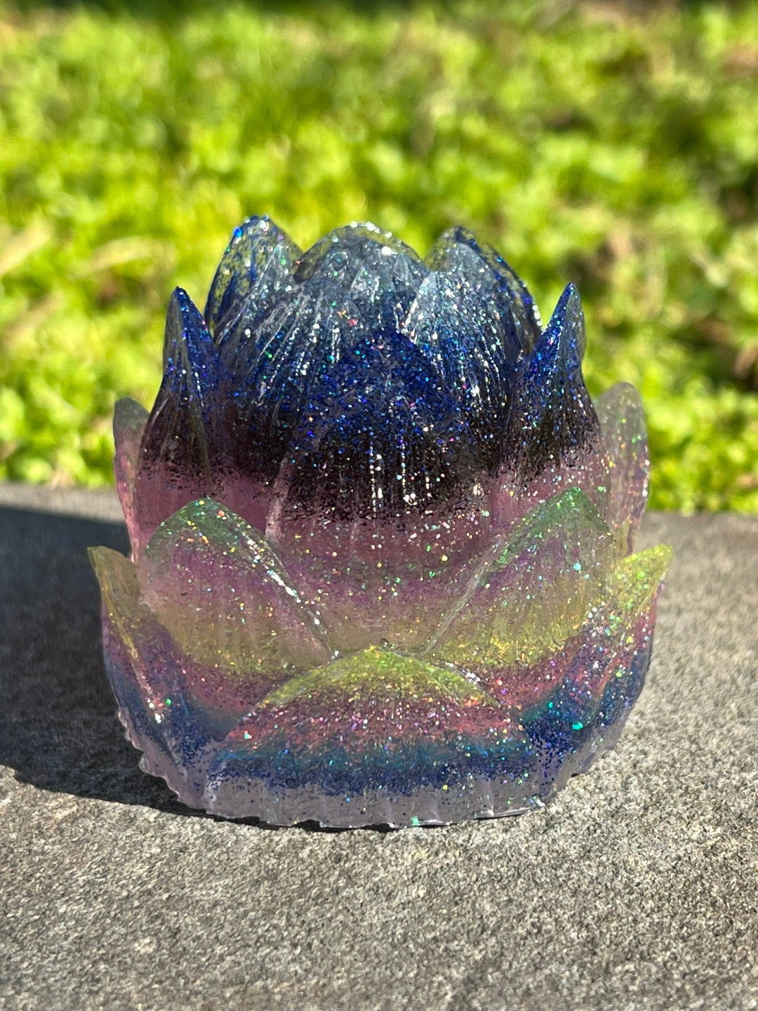 Resin Lotus Flower Paperweight, Best Friend Gift, Gift for Her ...