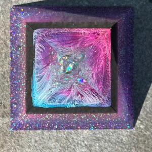 Ink Drop Galaxy Resin Pyramid - Etsy