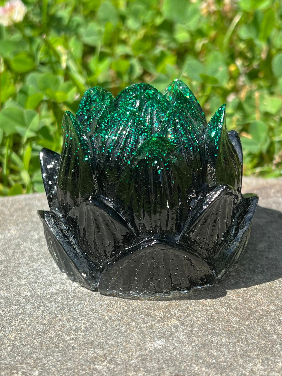 Resin Lotus Flower Paperweight - Etsy