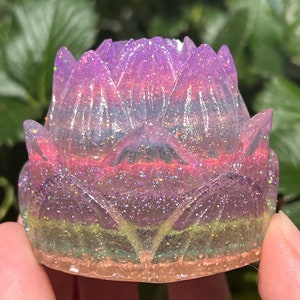Resin Lotus Flower Paperweight - Etsy