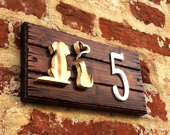 Rustic Address Sign - Etsy